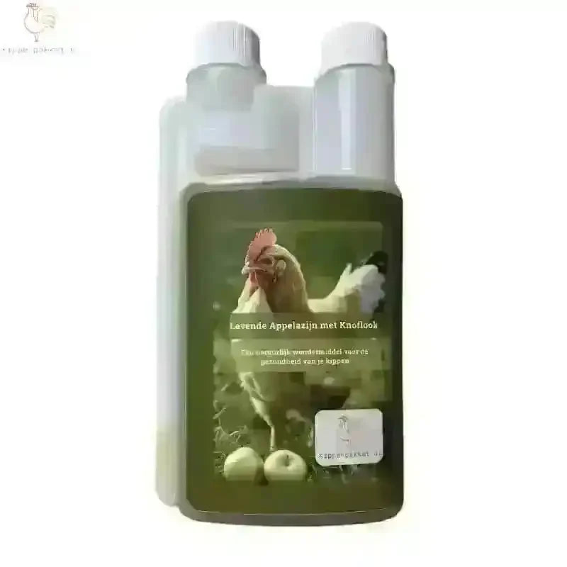 Appelazijn Knoflook Kippen - Bloedluisweren - Gezondheidsboost – Kippenpakket.nl